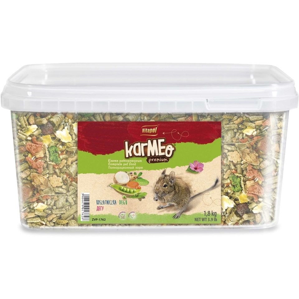 VITAPOL Hrana pentru veverita Degu Karmeo Premium 1,8kg :: Rozătoare ...