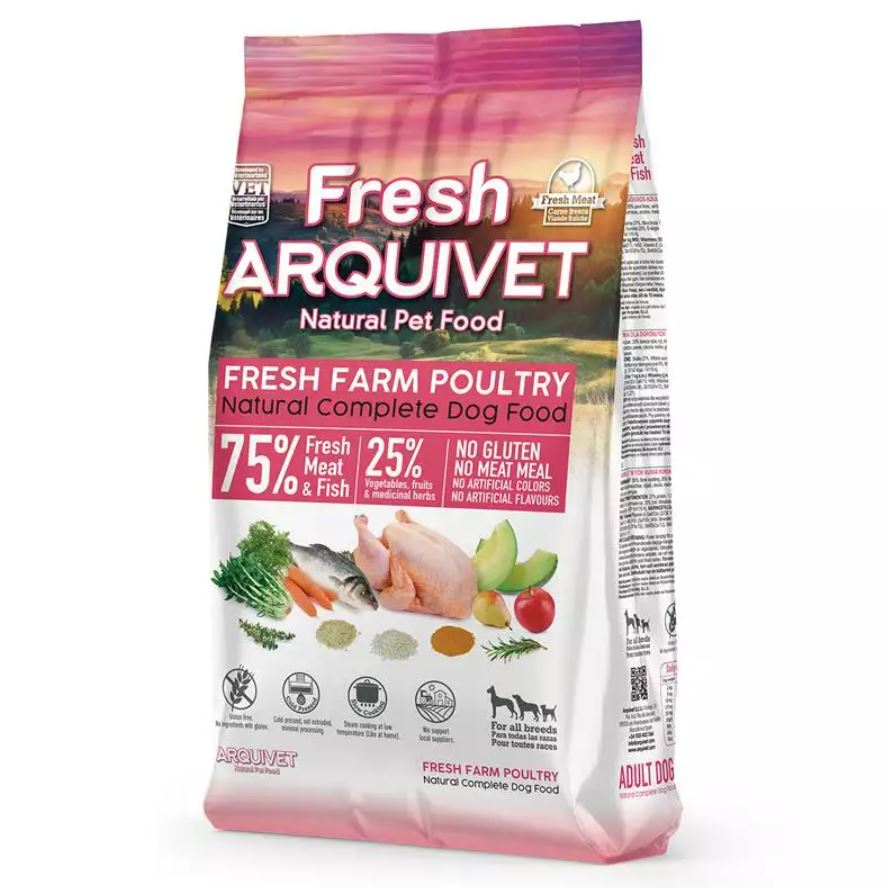 ARQUIVET Fresh Hrana semi-umeda caini, pui si peste oceanic 10 kg ...