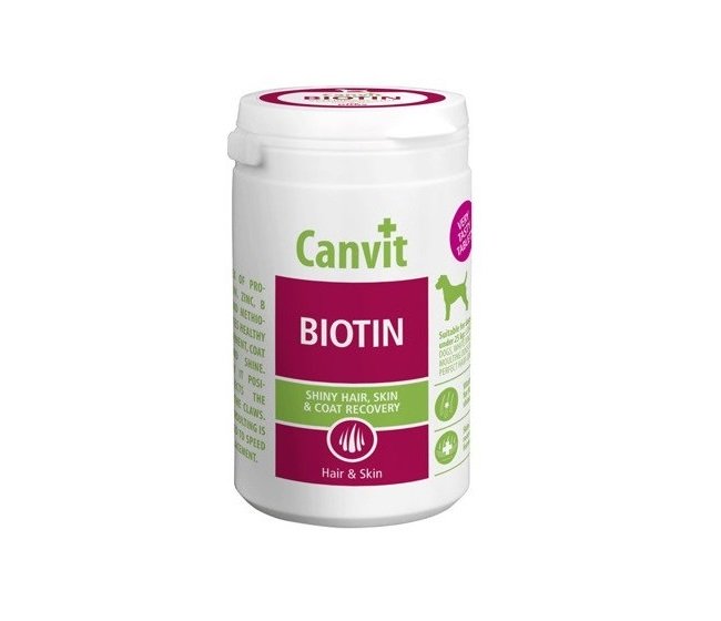 CANVIT Biotin For Dogs Supliment pentru piele, blana si gheare, pentru ...