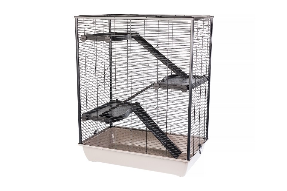 INTERZOO Diego + PL Cusca 3 etaje pentru rozatoare 78 cm bej deschis ...