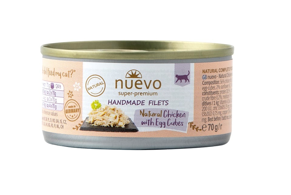 NUEVO Handmade Filets natural pui si ou hrana pisica 70 g :: Pisici ...