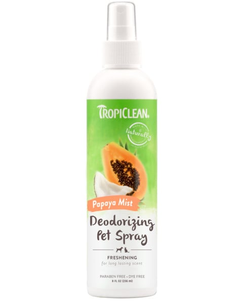 TROPICLEAN Papaya Mist Deodorizing Spray 236ml spray pentru caini si ...