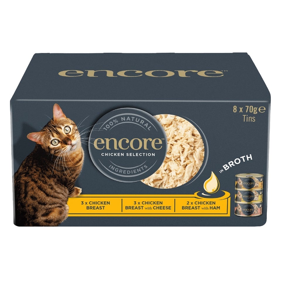ENCORE Cat Multipack plicuri hrana pisici 32x70g pui in sos :: Pisici ...