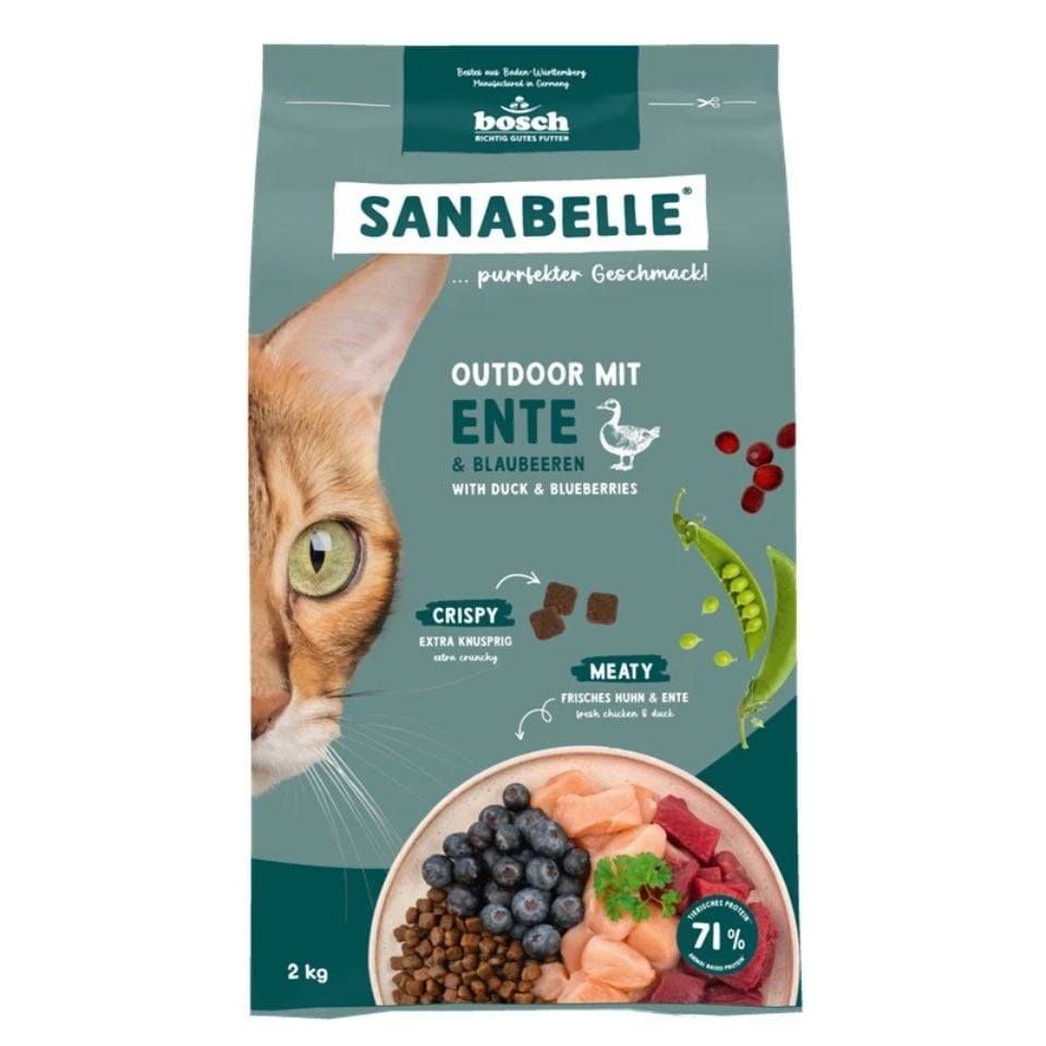 SANABELLE Outdoor rață 2 kg hrană pisici de exterior :: Pisici :: Hrana ...